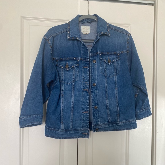 kate spade | Jackets & Coats | Kate Spade Oversized Denim Jacket | Poshmark